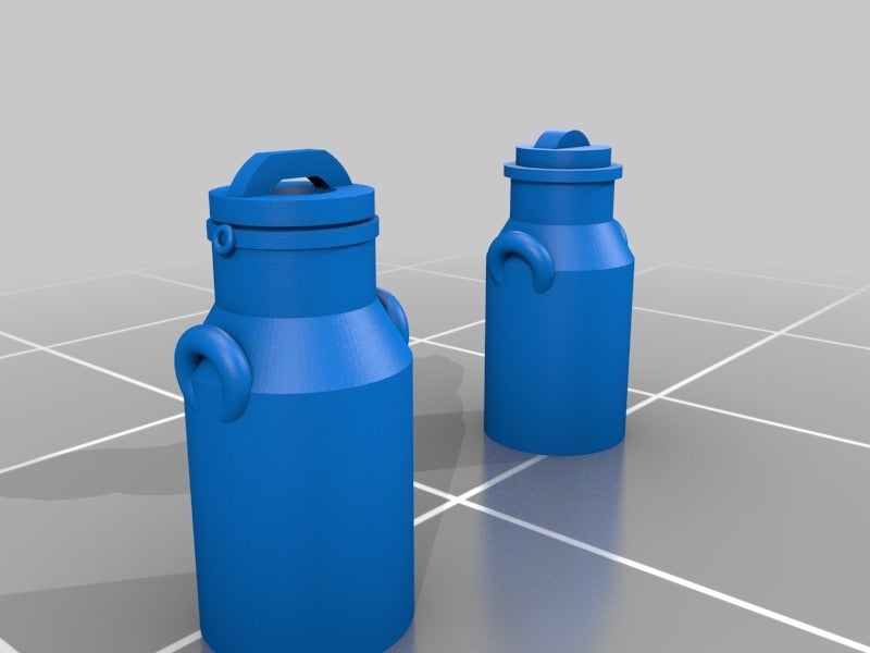 Milk churn stand 1:87 H0 scale by Enely | Download free STL model ...