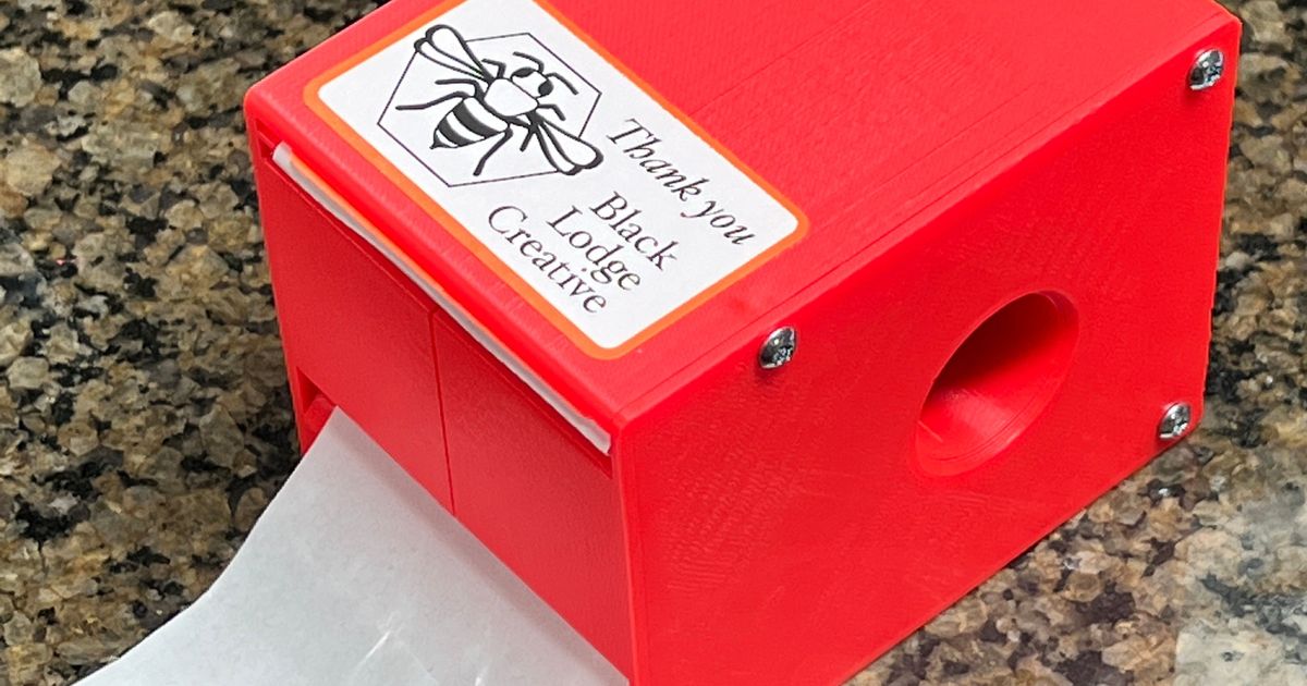 Sticker Roll Dispenser 61.5mm (2.25 inch) by mikeymakesit | Download ...