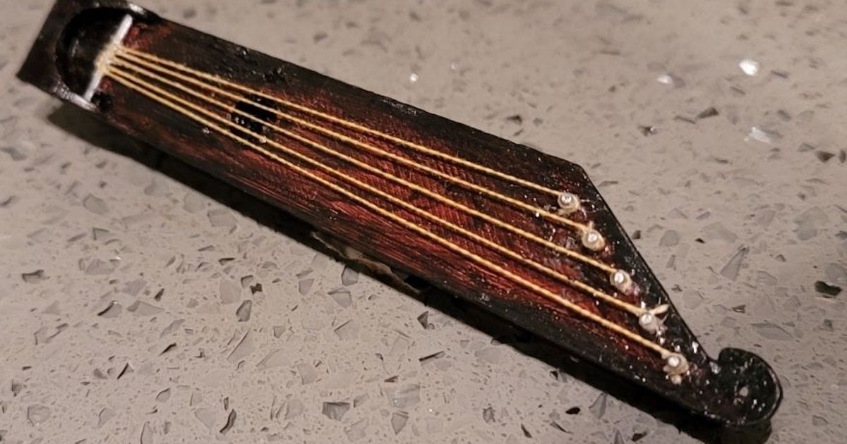 5 String Kantele Model by Hexequy | Download free STL model ...