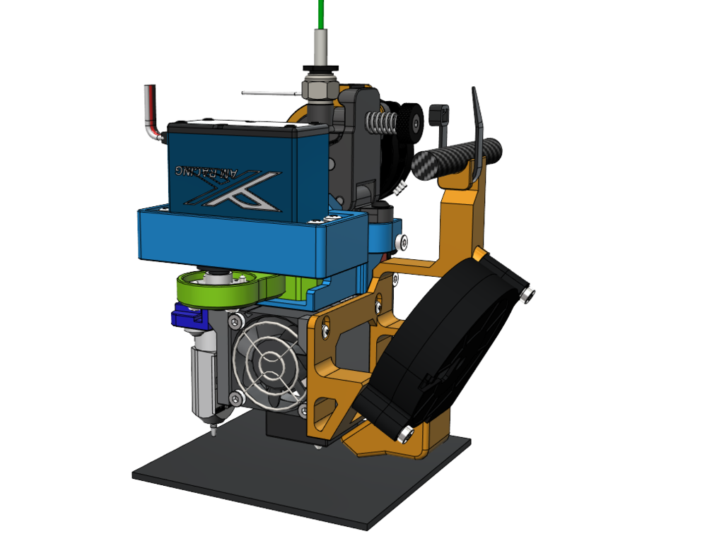 SMuFF - DDE (Orbiter) mount with integrated Filament-Cutter for Ender-3 ...
