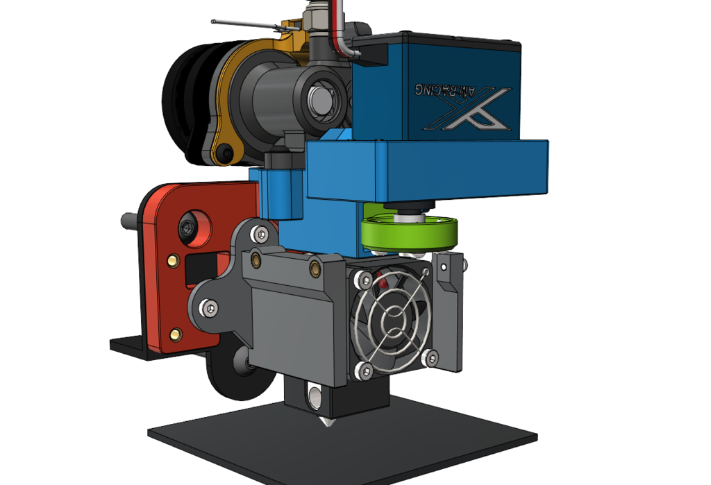 SMuFF - DDE (Orbiter) mount with integrated Filament-Cutter for Ender-3 ...