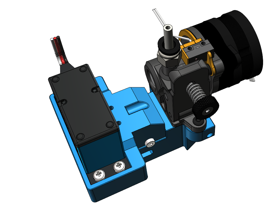 SMuFF - DDE (Orbiter) mount with integrated Filament-Cutter for Ender-3 ...