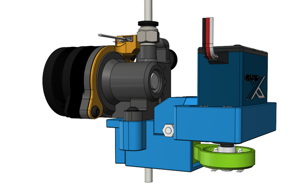 SMuFF - DDE (Orbiter) mount with integrated Filament-Cutter for Ender-3 ...