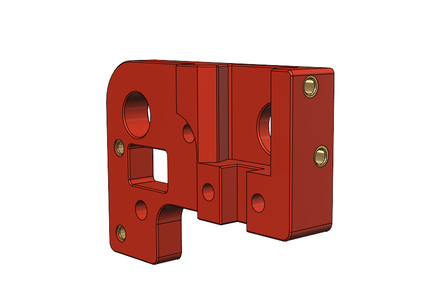 SMuFF - DDE (Orbiter) mount with integrated Filament-Cutter for Ender-3 ...