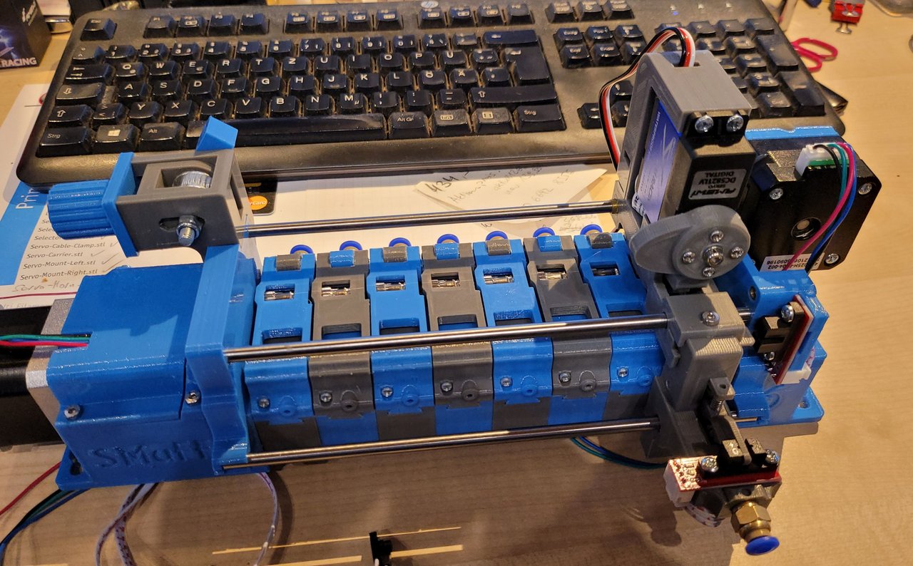 SMuFF V6 - Smart Multi Filament Feeder with Bondtech Gears da Technik ...