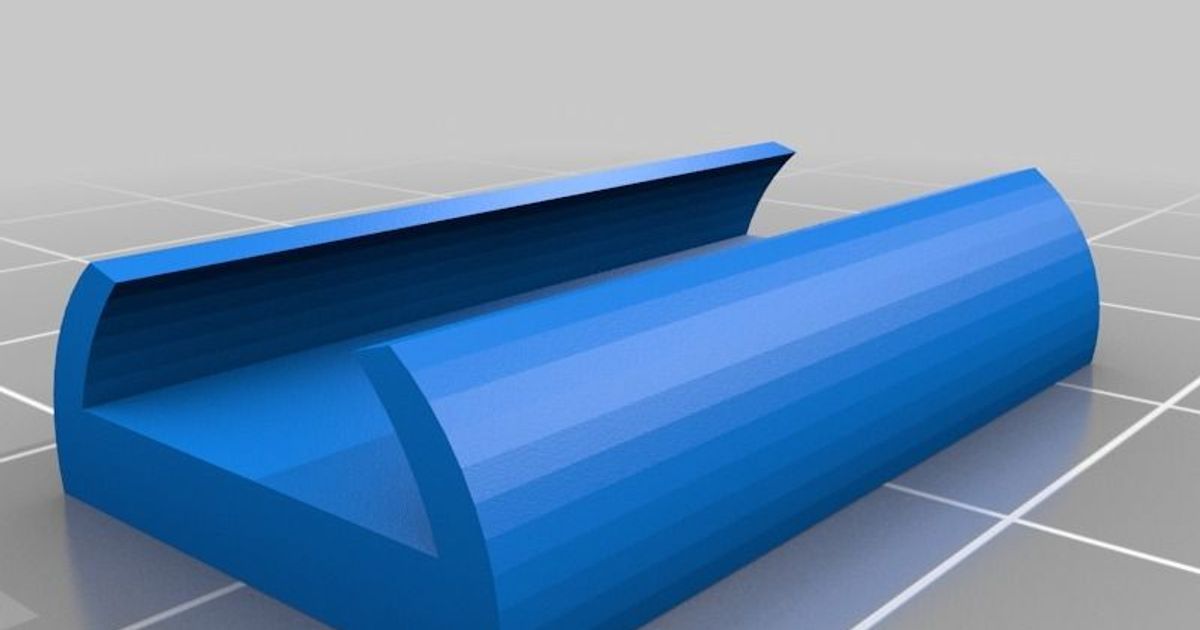 Flexible LED Strip Clip by tiz.io | Download free STL model ...