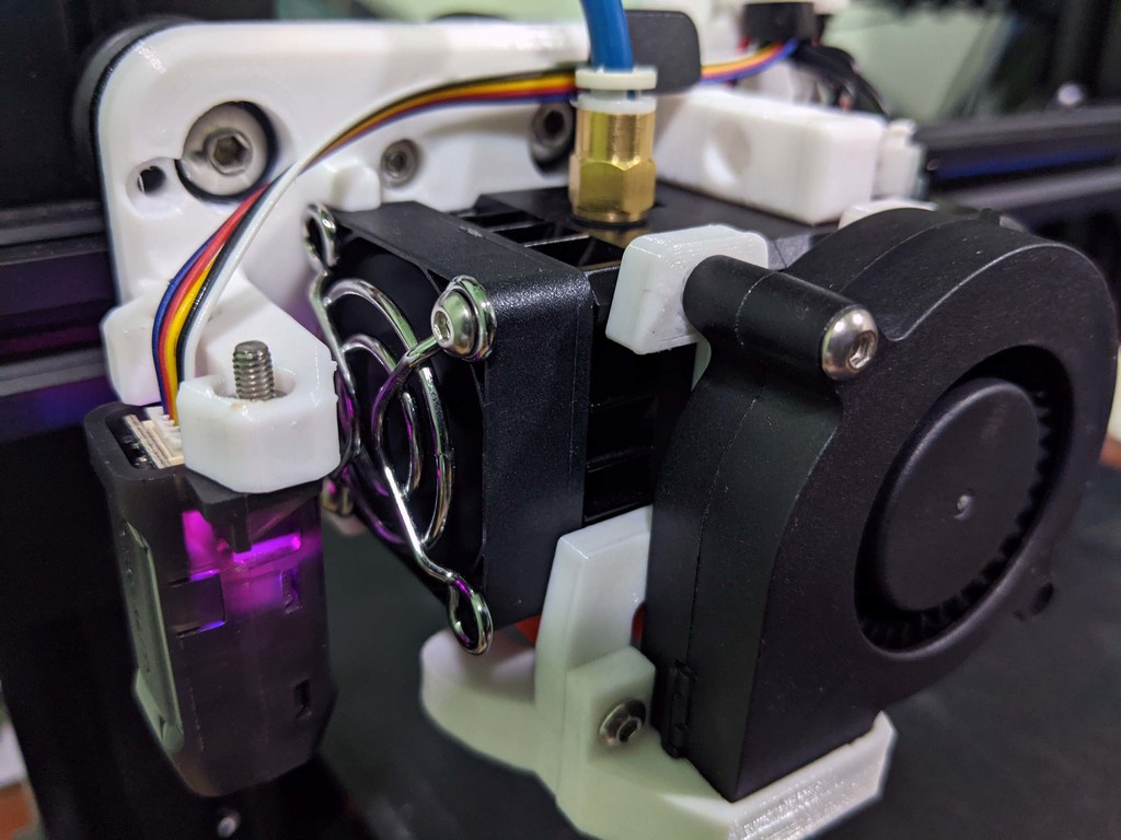 Biqu H2 V2 Mount - Ender 3 / Pro - with CR Touch by Thimira | Download free STL model ...