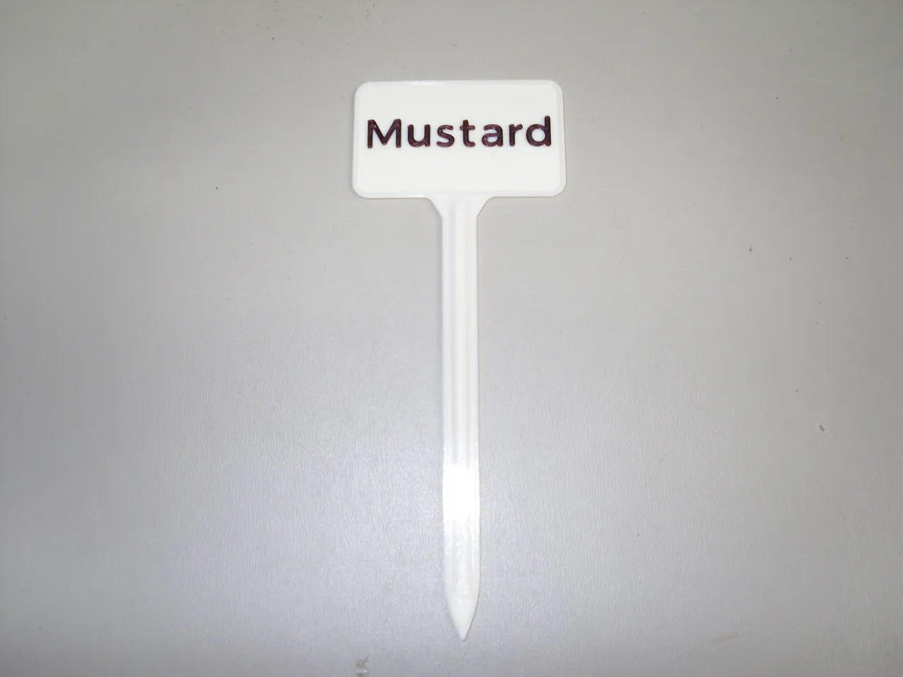 Plant Label Mustard by LMJ | Download free STL model | Printables.com