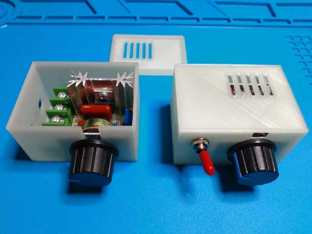AC Dimmer (MY-9892) Enclosure by peterholly | Download free STL model ...