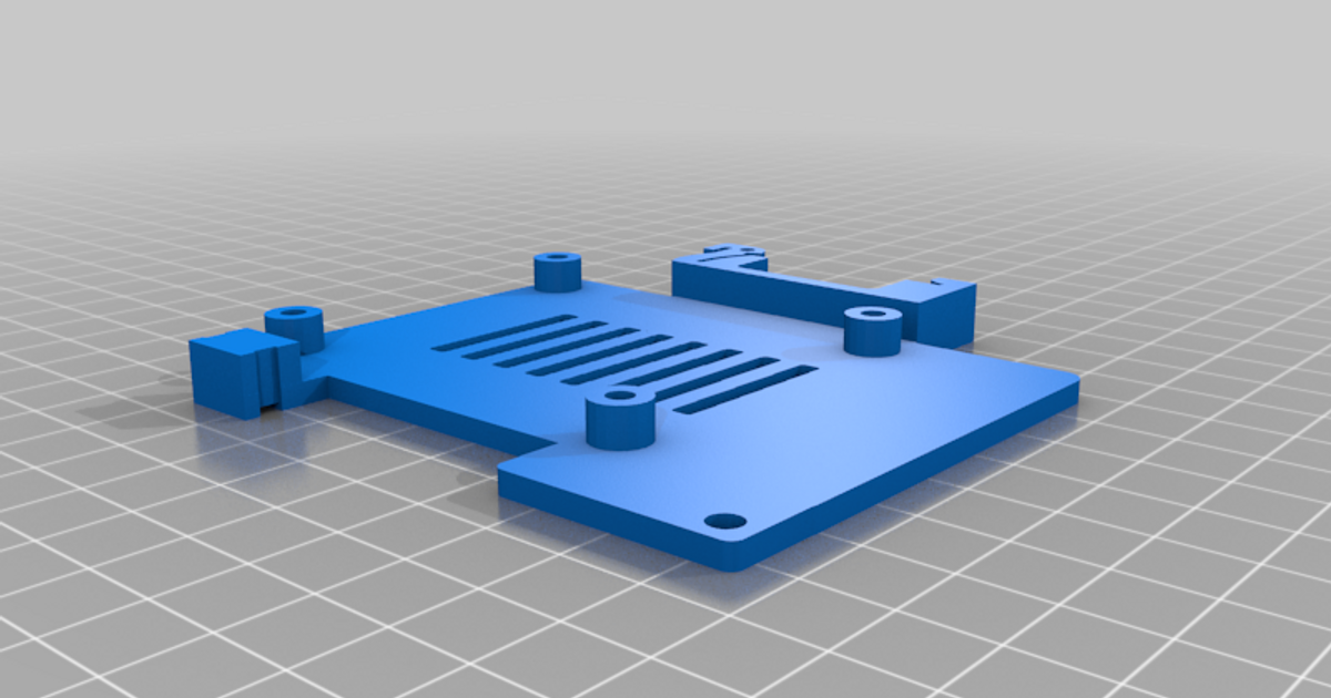 Raspberry Pi DIN Rail Mount by peterholly | Download free STL model ...