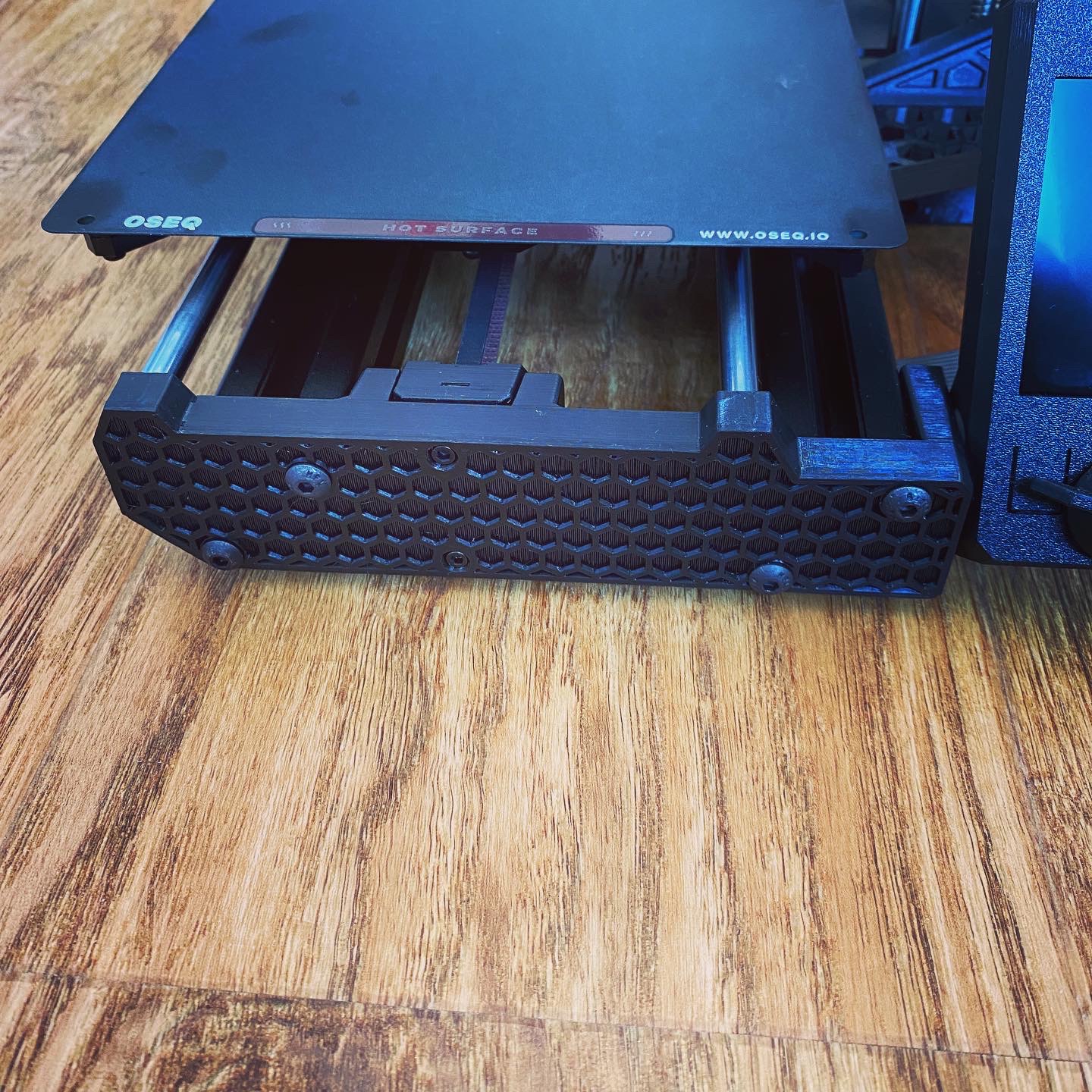 Prusa MINI/MINI+ no logo front&rear plate with honeycomb pattern by ...