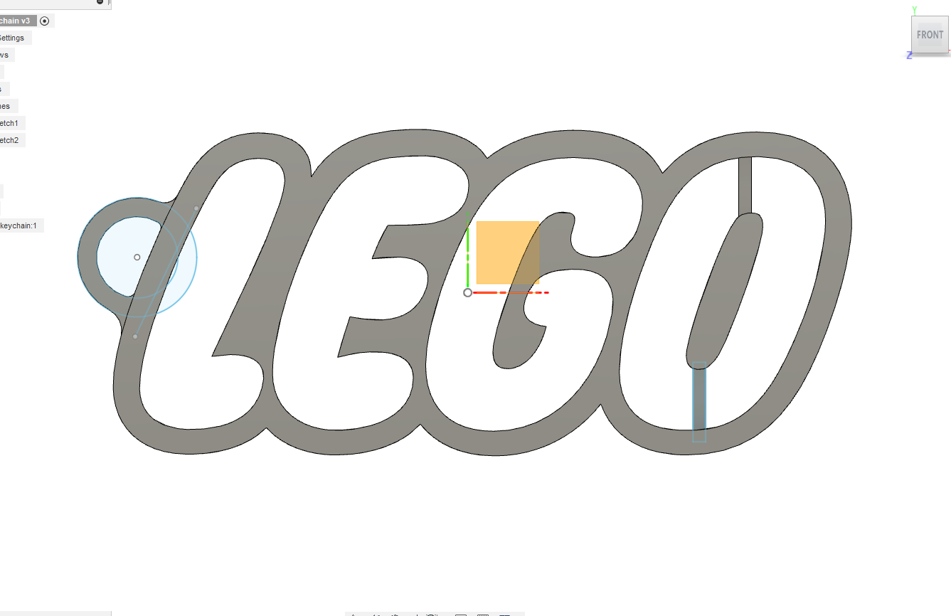 Key chain with LEGO logo by bollibe | Download free STL model ...