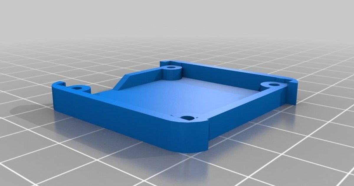 Flip32 Low Profile Case - Base by PlastiBots | Download free STL model ...