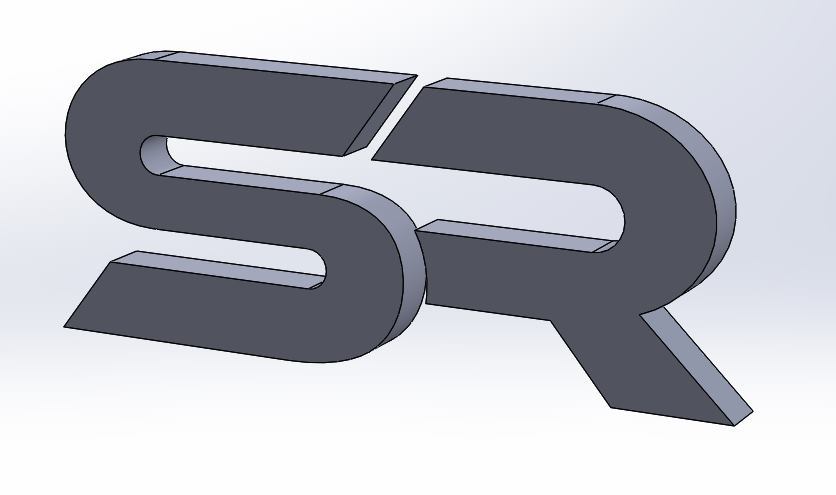 SR Logo by Nigel West | Download free STL model | Printables.com