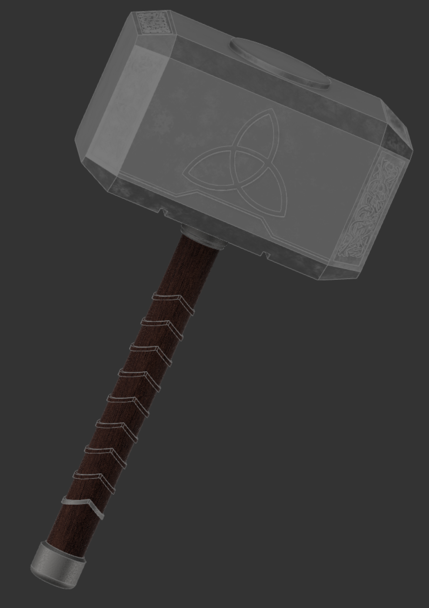 MCU Thor's Hammer Mjolnir by 80sNerdBomb | Download free STL model ...