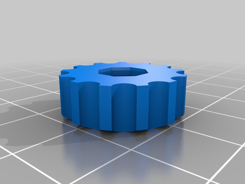 Knurled nut1 by JesseM | Download free STL model | Printables.com