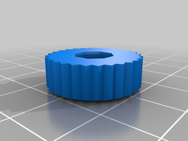 Knurled nut1 by JesseM | Download free STL model | Printables.com