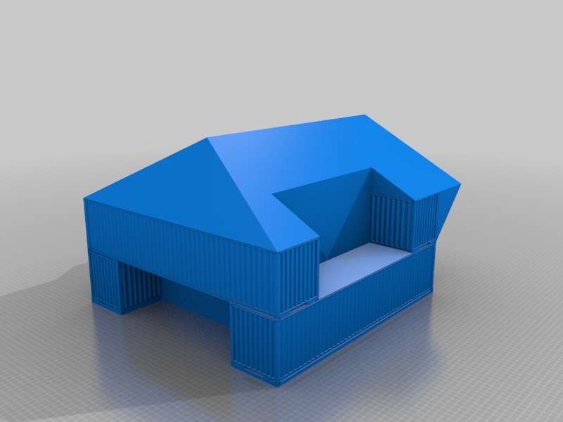 Container House by JesseM | Download free STL model | Printables.com
