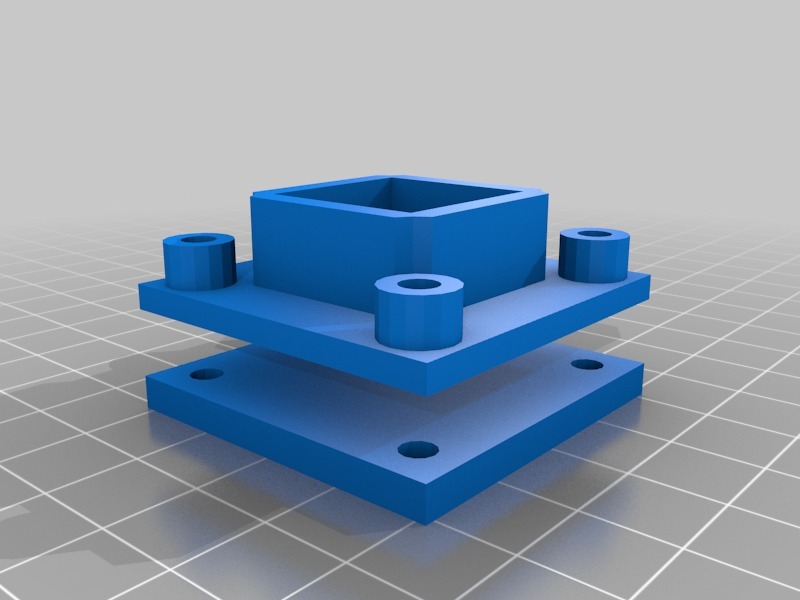 Spring Foot 20mm X 20mm 80/20 aluminum by JesseM | Download free STL ...