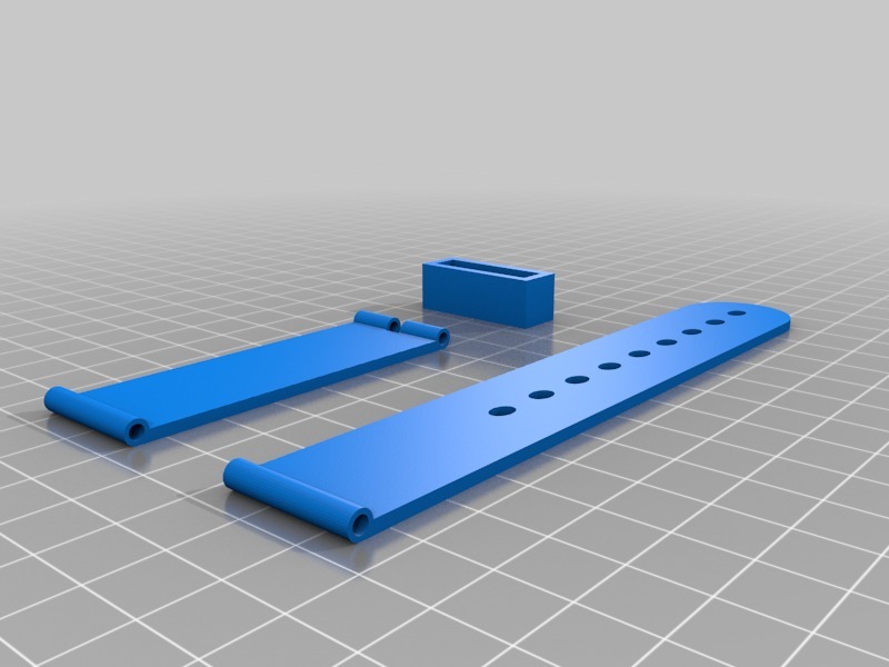 More Customizable Watch Band by Laird Popkin | Download free STL model ...