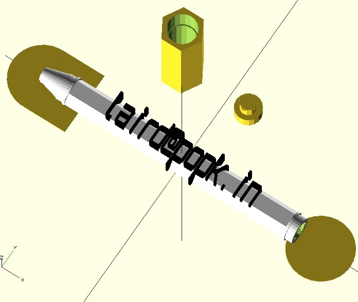 Laird's Customizable Pen UPDATED by Laird Popkin | Download free STL ...