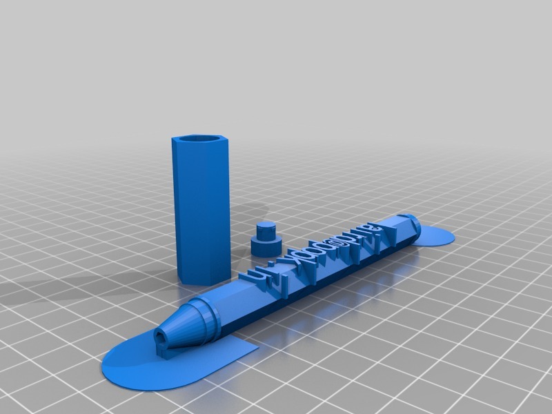 Laird's Customizable Pen UPDATED by Laird Popkin | Download free STL ...