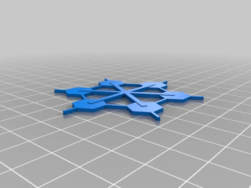 Blizzard of Unique Snowflakes by Laird Popkin | Download free STL model ...