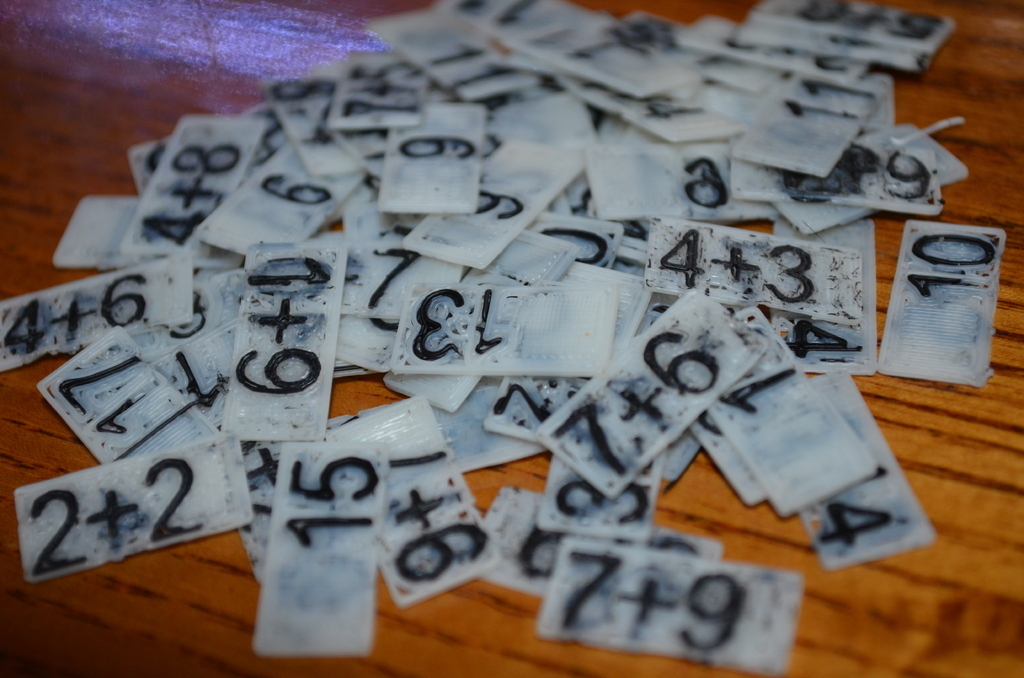 Math Flash Cards by Laird Popkin | Download free STL model | Printables.com