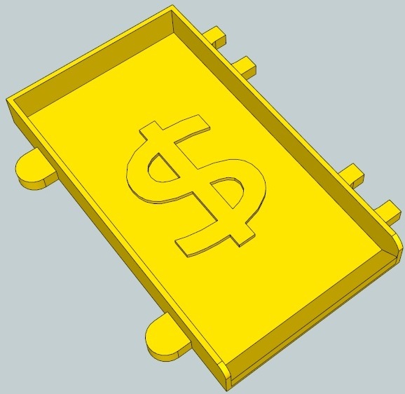 Banknotes Holder by Bea Res | Download free STL model | Printables.com