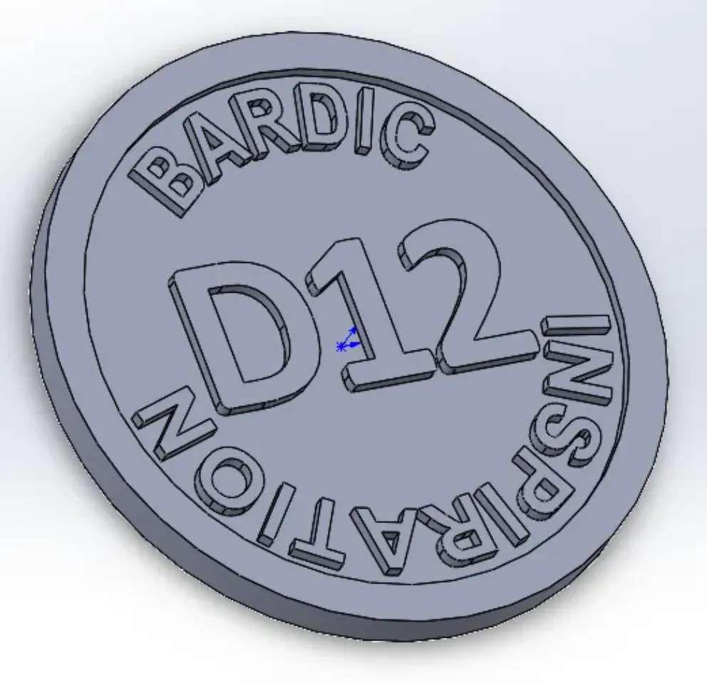 Bardic Inspiration Token by Frembo | Download free STL model ...