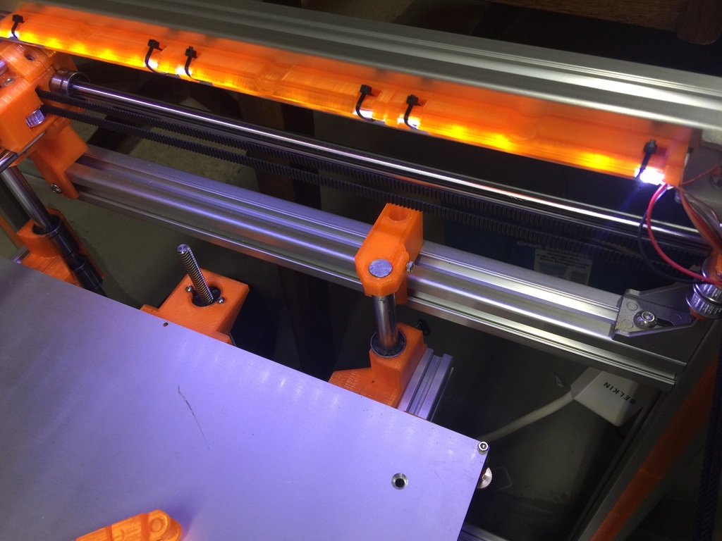 3030 Clip in LED Bracket by JohnF | Download free STL model ...