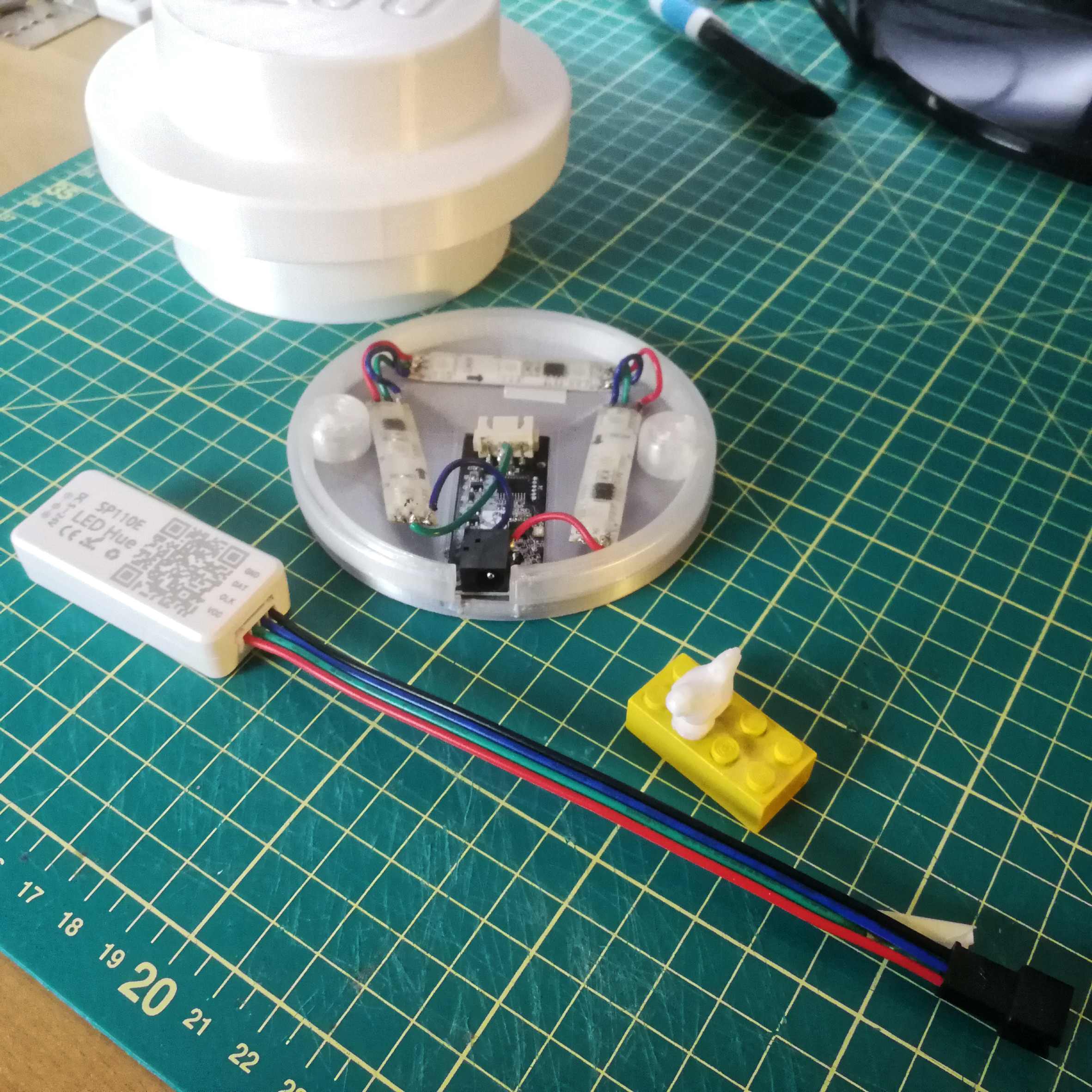 Led lamp - Lego stud by bollibe | Download free STL model | Printables.com