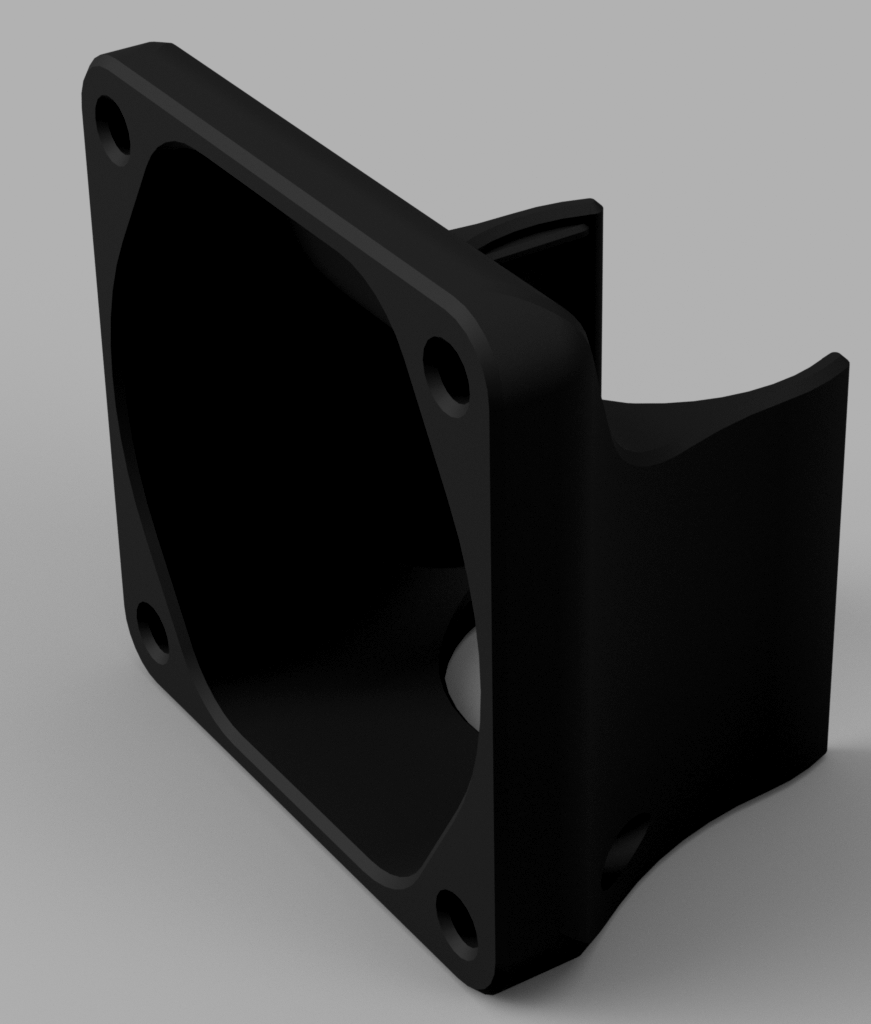Fan Shroud E3D 40x40mm by Alex A. | Download free STL model ...