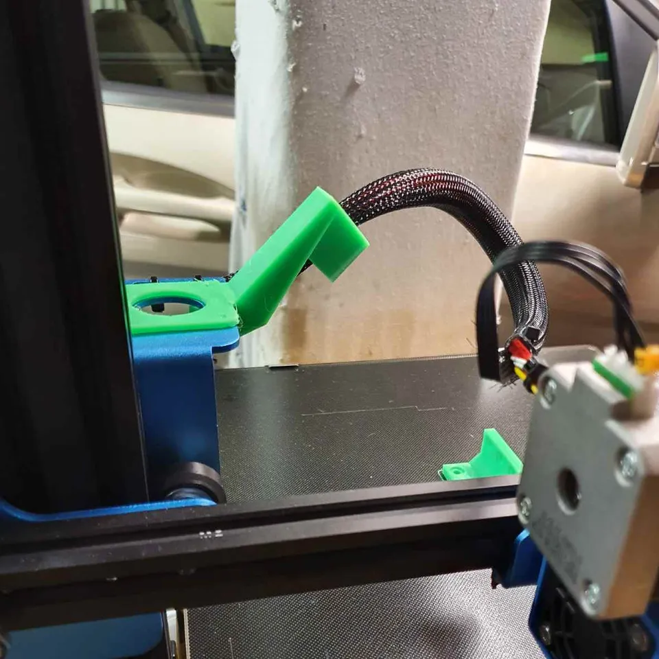 CR10 V3 - power cables support at45° by bollibe | Download free STL ...