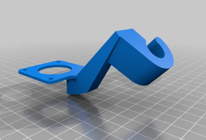 CR10 V3 - power cables support at45° by bollibe | Download free STL ...