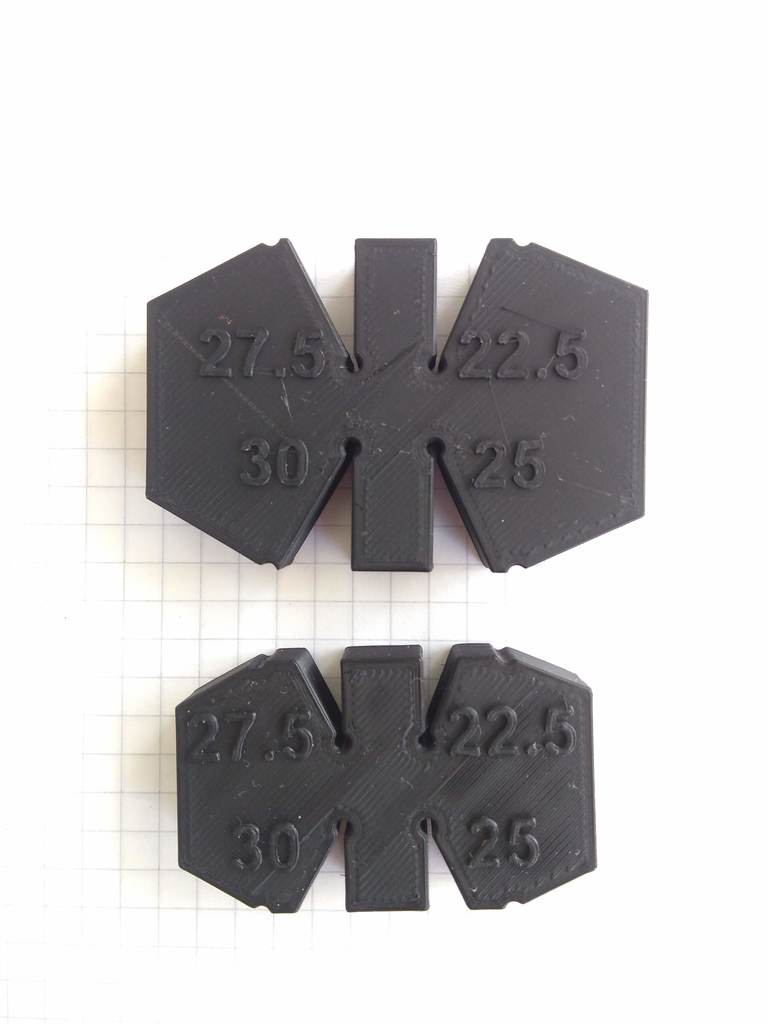 Blade sharpening angle template by Loosiu | Download free STL model ...