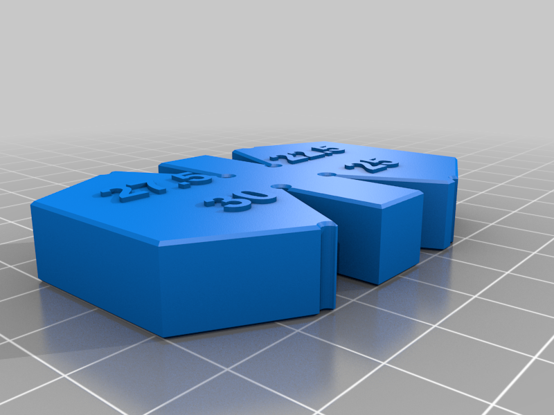 Blade sharpening angle template by Loosiu | Download free STL model ...