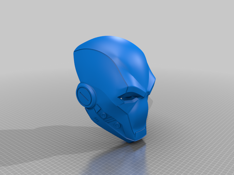 Cyber Red Hood Inspired Helmet by Budwin | Download free STL model ...