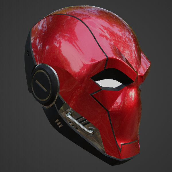Cyber Red Hood Inspired Helmet by Budwin | Download free STL model ...