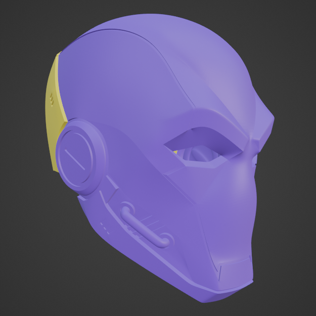 Cyber Red Hood Inspired Helmet by Budwin | Download free STL model ...