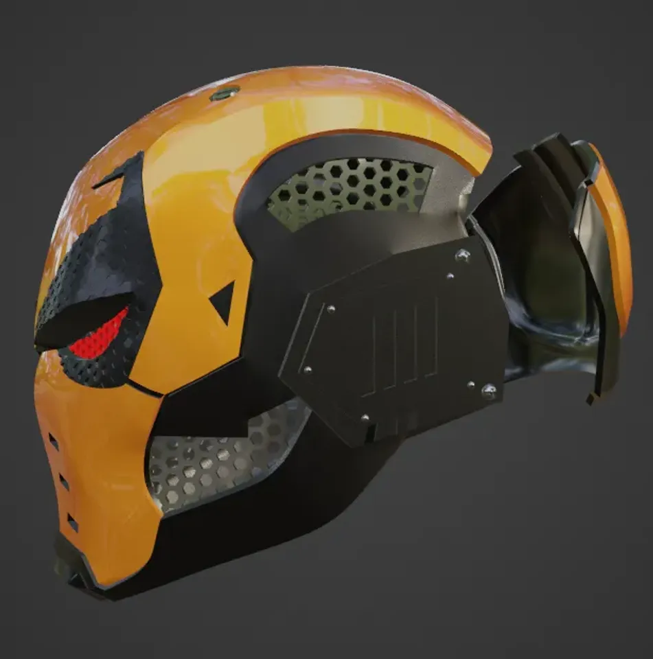 Deathstroke Motorcycle Helmet