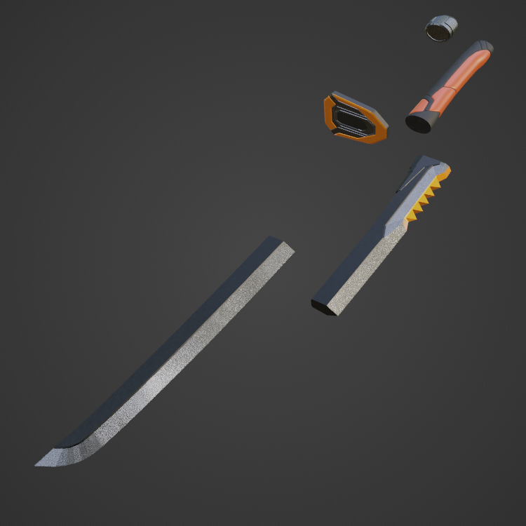 Fortnite DeathStroke Inspired Sword by Budwin | Download free STL model ...