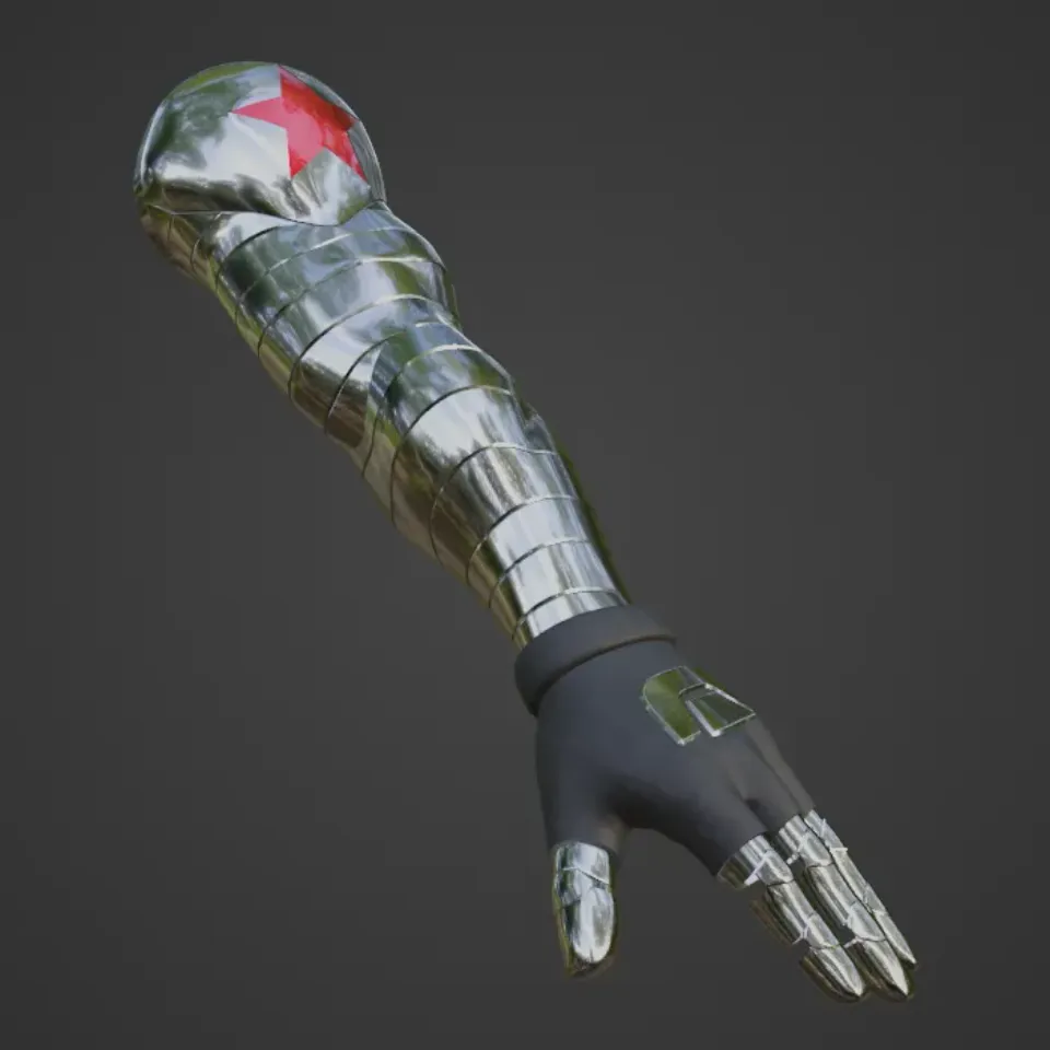 Bucky Barnes Arm Design