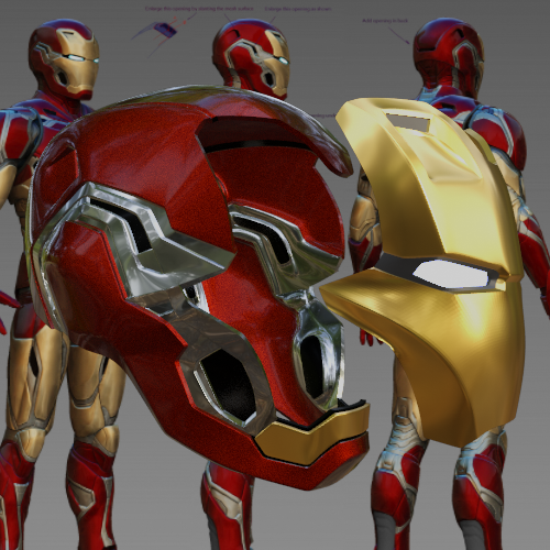 Mark 80 Iron man Avengers Campus Inspired Helmet by Budwin | Download ...
