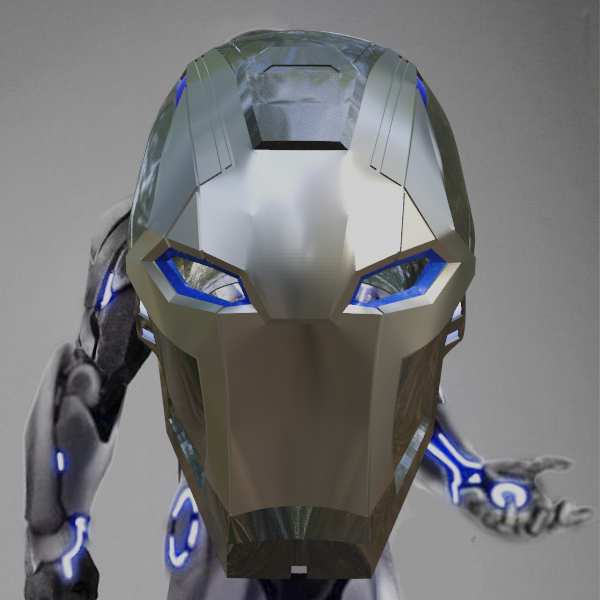Stealth Iron Man concept inspired Helmet by Budwin | Download free STL ...