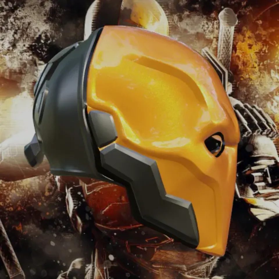 DeathStroke Arkham Knight Inspired Helmet by Budwin | Download free STL ...