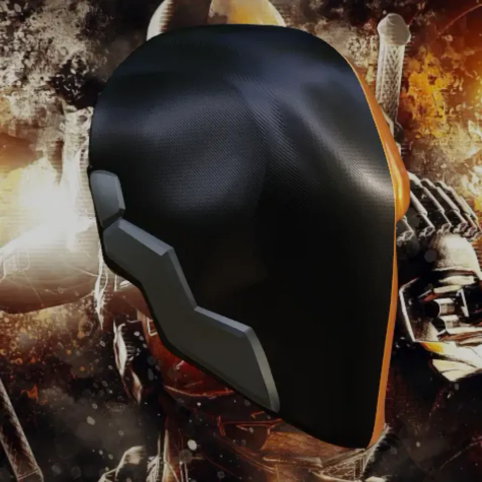 DeathStroke Arkham Knight Inspired Helmet by Budwin | Download free STL ...