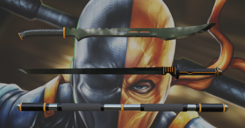DeathStroke Inspired Weapon Pack by Budwin | Download free STL model ...
