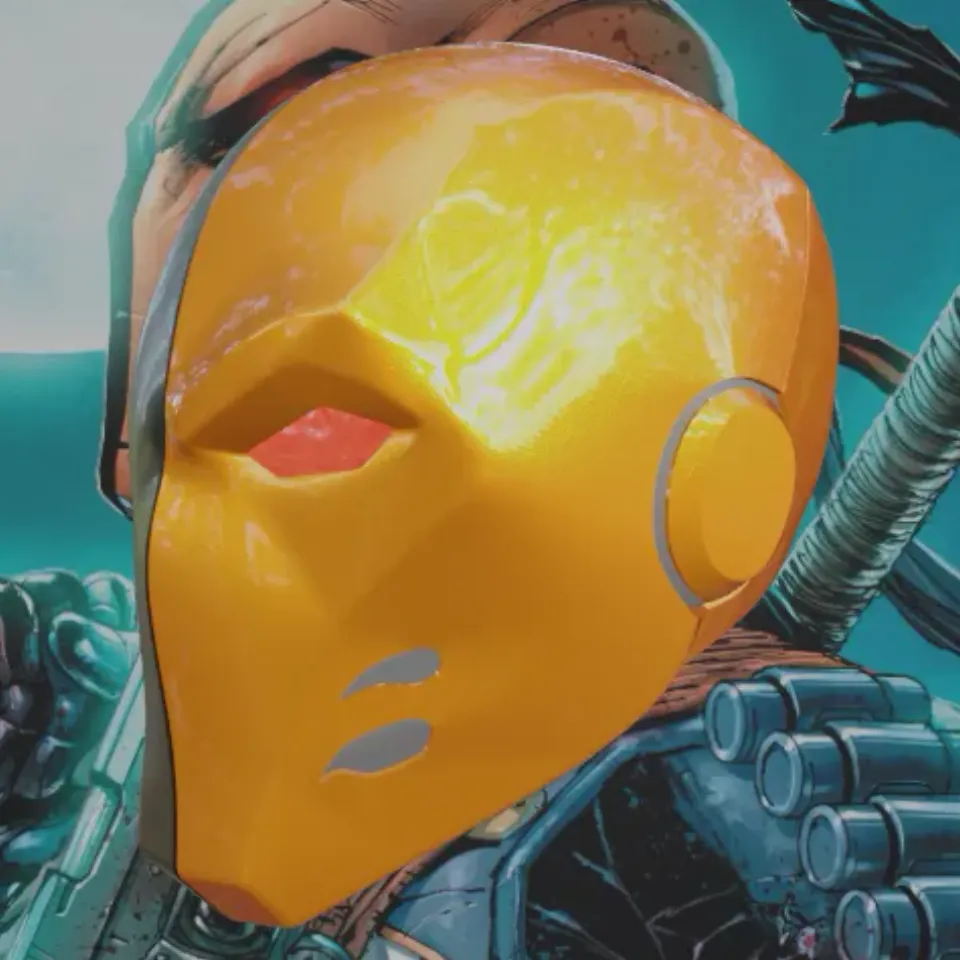 DeathStroke Inspired Helmet by Budwin | Download free STL model ...