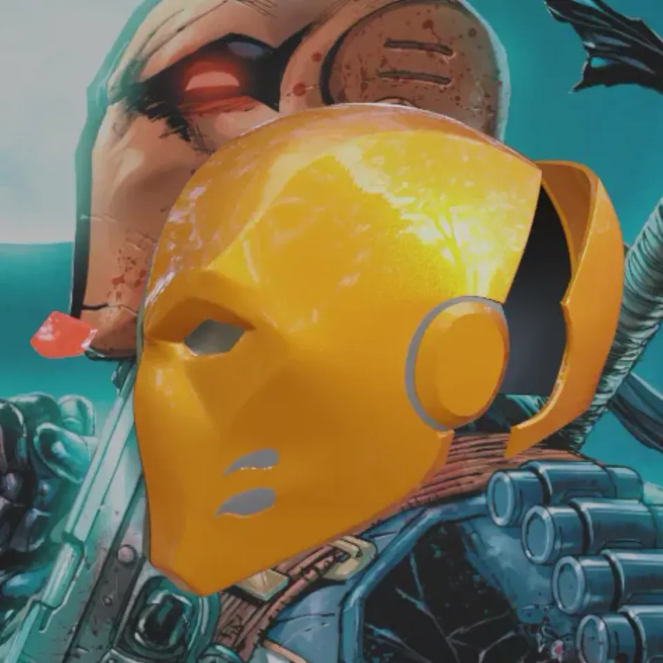 DeathStroke Inspired Helmet by Budwin | Download free STL model ...